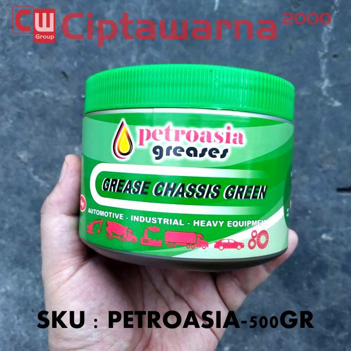 Jual Stempet gemuk pelumas PETROASIA Grease Chassis Green 500g | Shopee ...