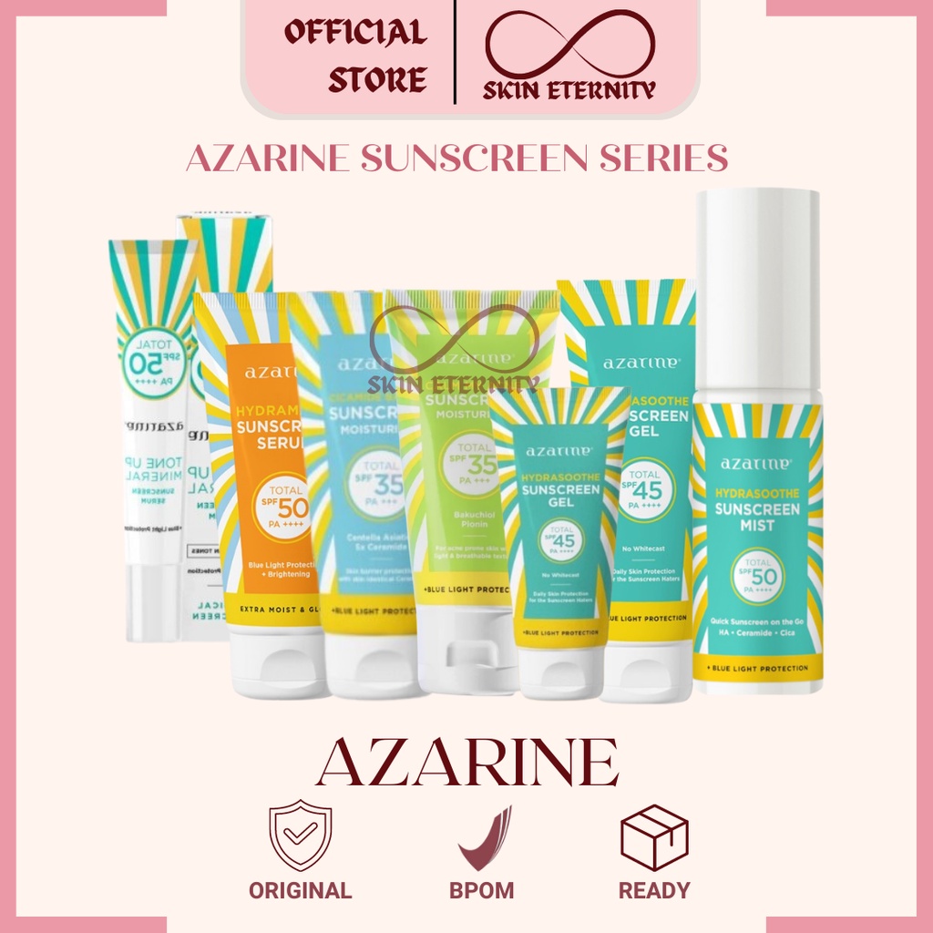 Jual Azarine Hydrasoothe Sunscreen Gel Mist SPF 50 PA++ Hydramax-C ...