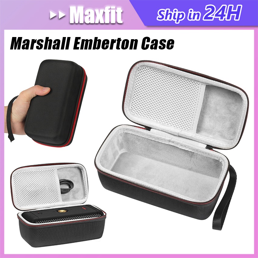 Jual Travel Bag Hard Case Bahan Eva Speaker Marshall Emberton Case ...