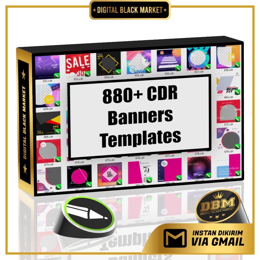 Jual ID22904 - 880+ CorelDraw Banners Templates | Shopee Indonesia