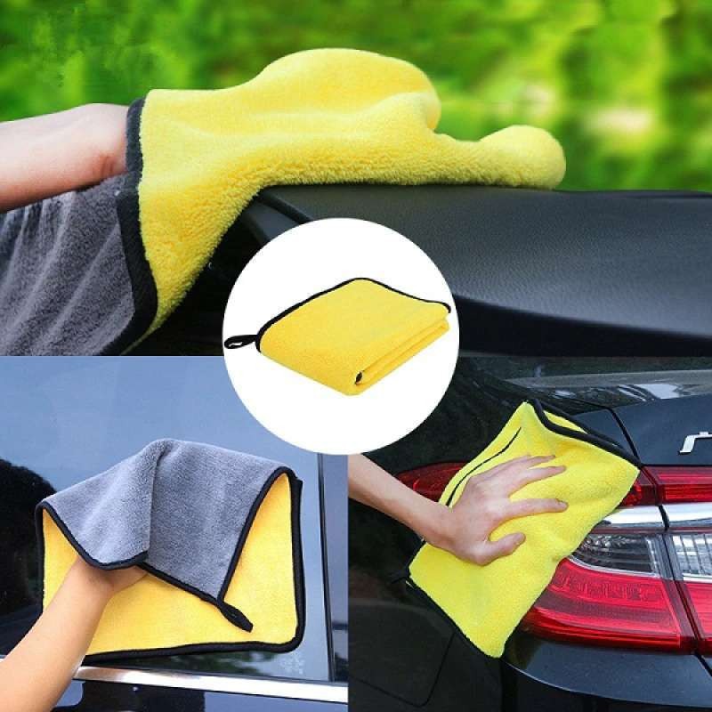 Jual Kain Lap Serbaguna Lembut Mobil Cuci Motor Lap Microfiber Tebal 30 ...