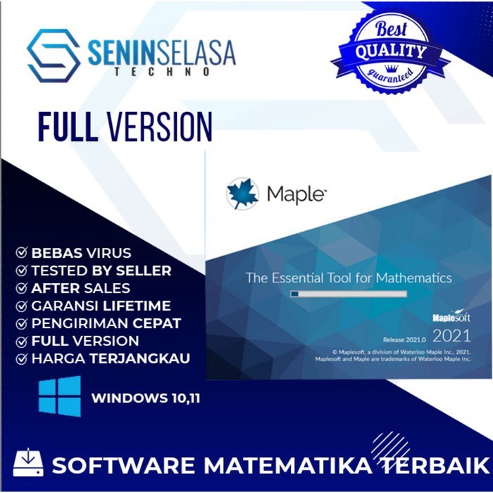 Jual Software Matematika: Maplesoft Maple 2024 [WIN & MAC] | Shopee ...