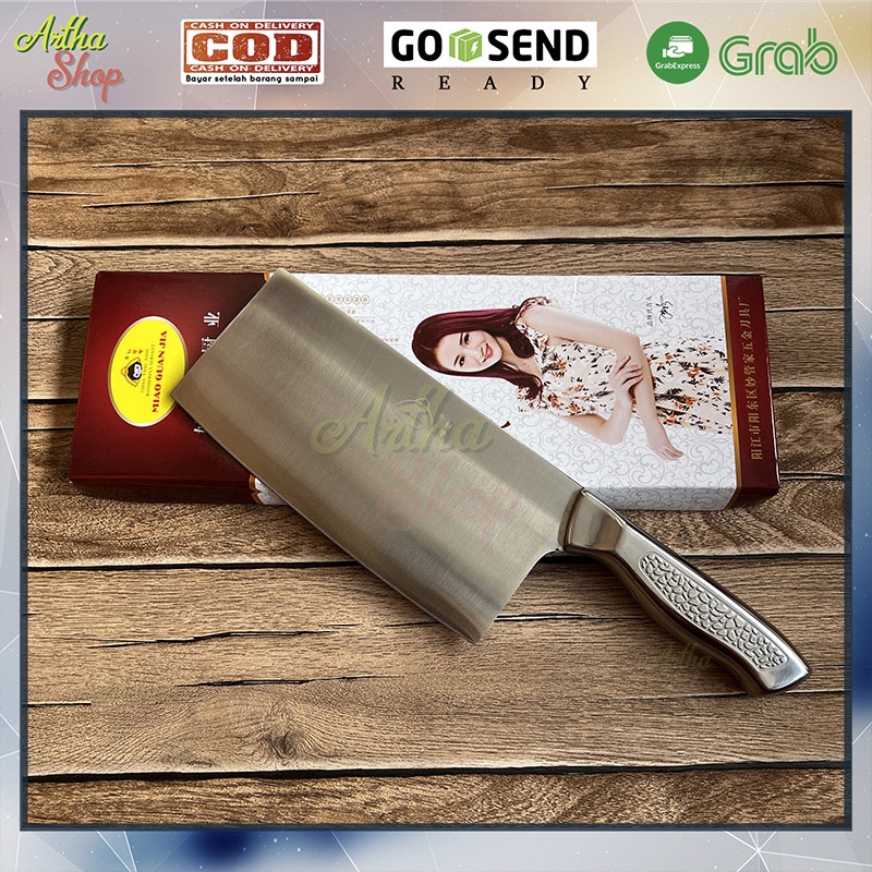 Jual GOLOK DAGING GAGANG STAINLESS MIAO GUAN JIA PISAU DAGING CHINESE ...