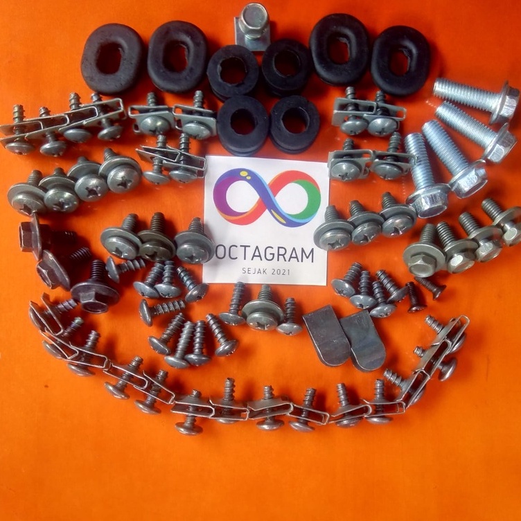 Jual Baut motor Vega ZR full set dan Vega Z1 full set/ baut motor Vega ...