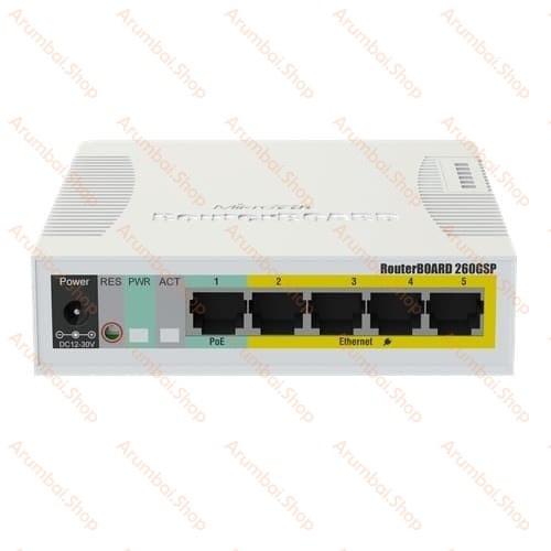 Jual Mikrotik RB260GSP Switch Gigabit 5 port RB 260GSP - White | Shopee ...