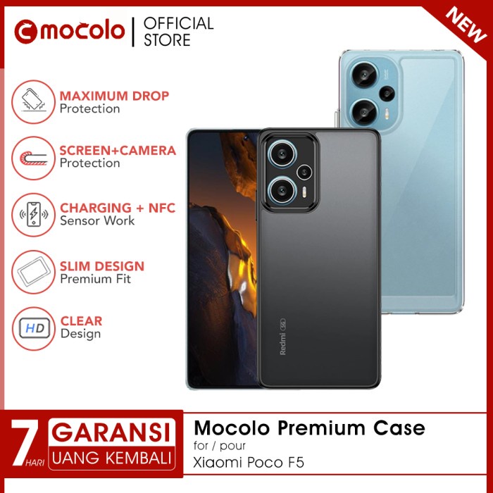Jual Case Xiaomi Poco F5 5G - Mocolo Premium Clear Casing | Shopee ...