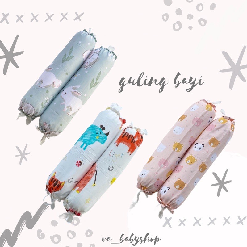 Jual Sepasang Guling bayi set sarung guling bayi set (motif lain geser ...