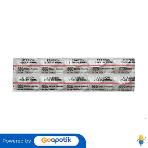 Jual Etabion Strip 10 Tablet | Shopee Indonesia
