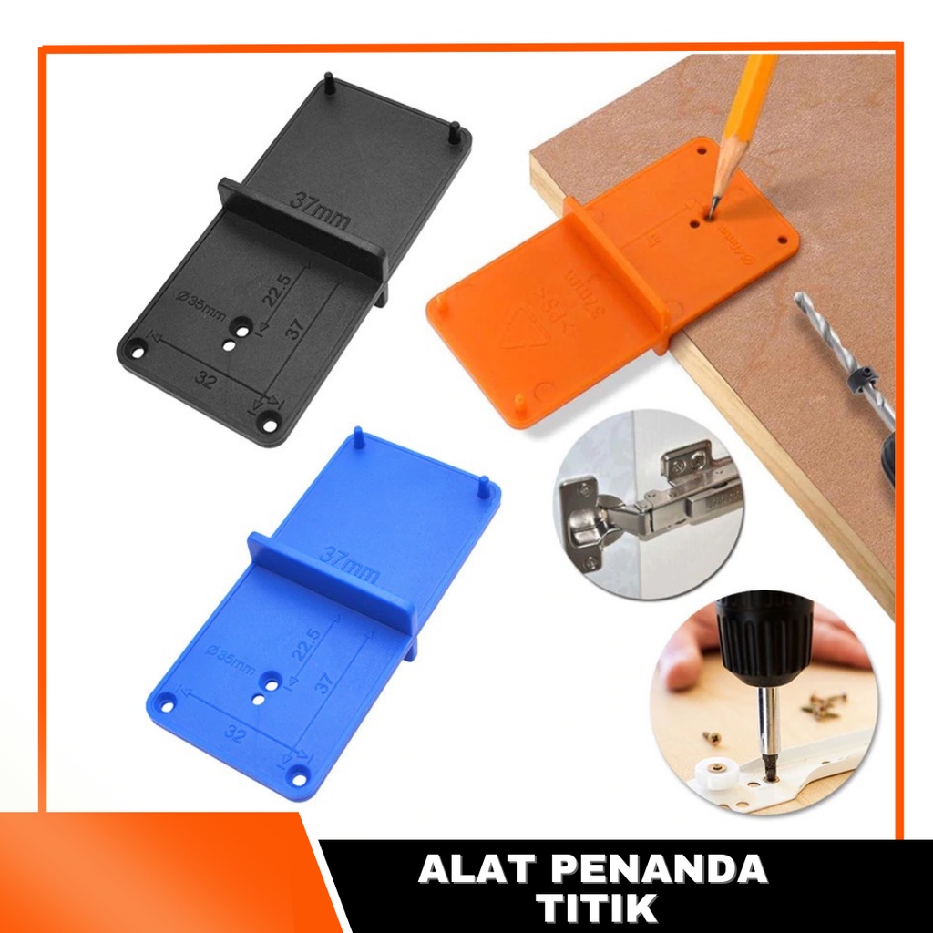 Jual Hinge Hole Drill Jig Hinge Jig Bor Engsel Sendok Alat Panduan ...