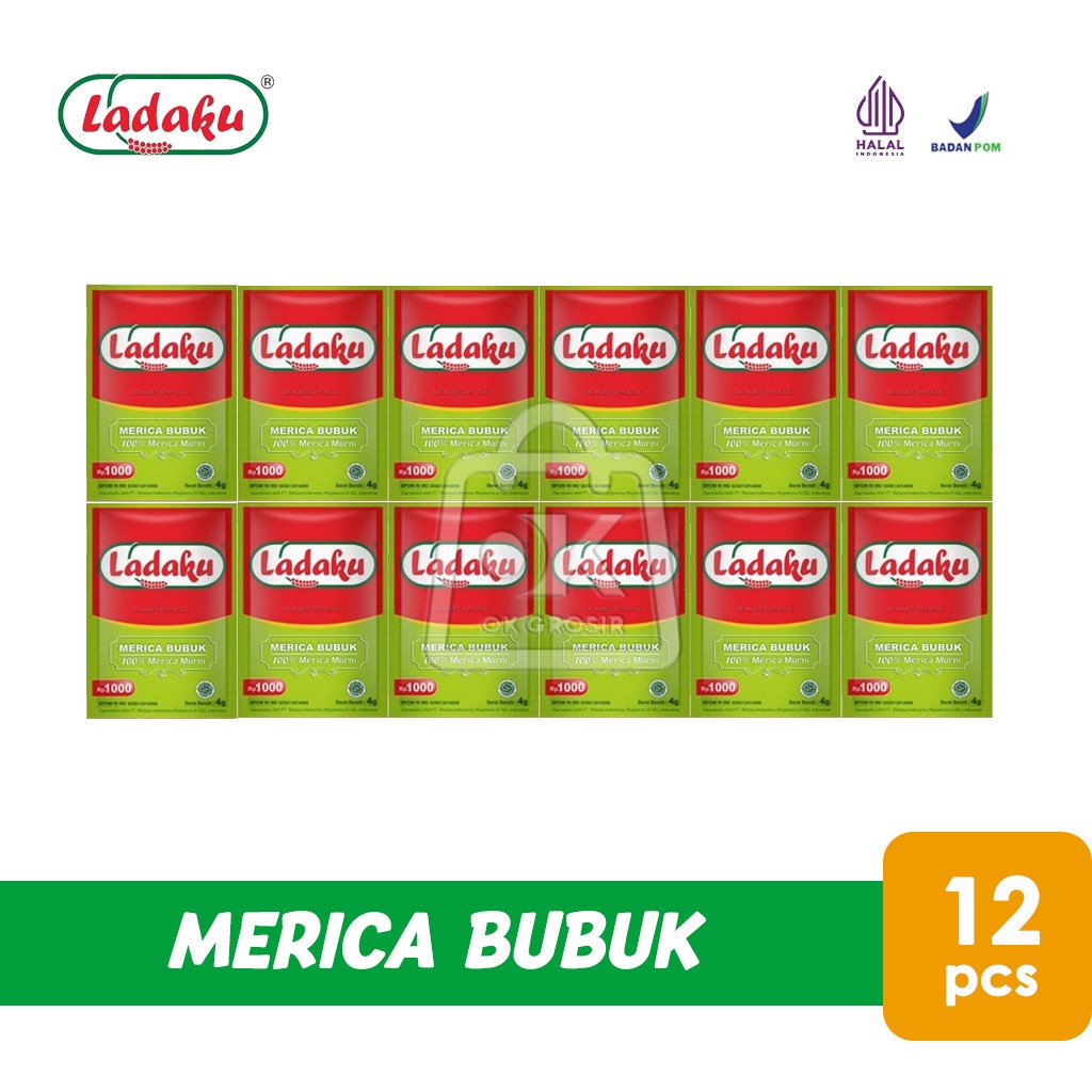 Jual Ladaku Merica Bubuk Sachet (1 Renteng isi 12pcs) | Shopee Indonesia