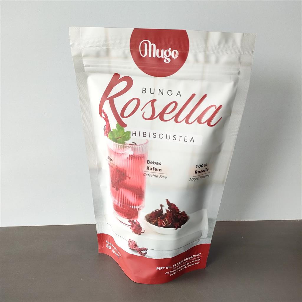 Jual Mugo - Teh Bunga Rosella Kering ( Dried Hibiscus Flower Tea ) 50g | Shopee Indonesia