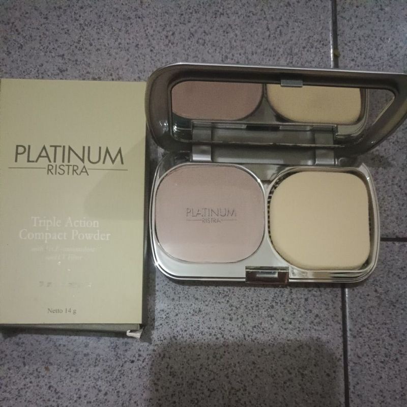 Jual Bedak Ristra Platinum fullcase, refill original (termurah ...