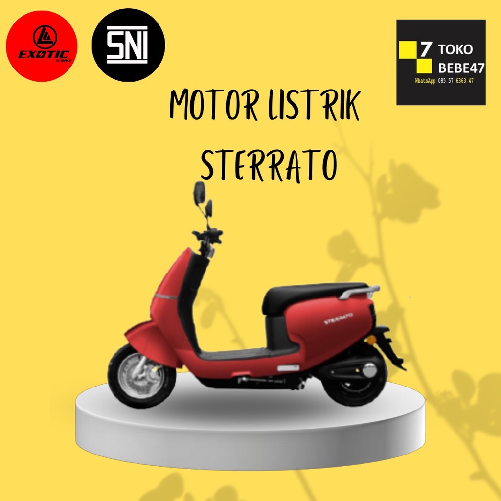 Jual Motor Listrik Exotic STERRATO By Pacific bergaransi | Shopee Indonesia
