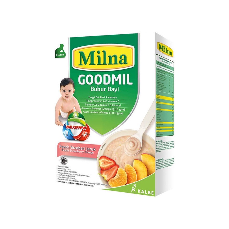 Jual MILNA BUBUR GOODMIL 6+ WORTEL LABU 120GR / UNTUK BAYI YANG ALERGI ...