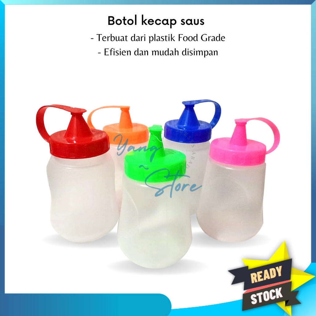 Jual YGS -B115- Botol Kecap Saus - Botol Isi Ulang - Wadah Kecap dan ...