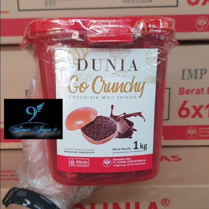 Jual Dunia GO Crunchy Chocolate Malt 1kg (ORIGINAL) | Shopee Indonesia