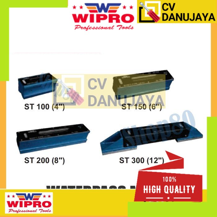 Jual Wipro Waterpass Mesin 4" 6" 8" 12" inci inch Waterpas Water Pass ...