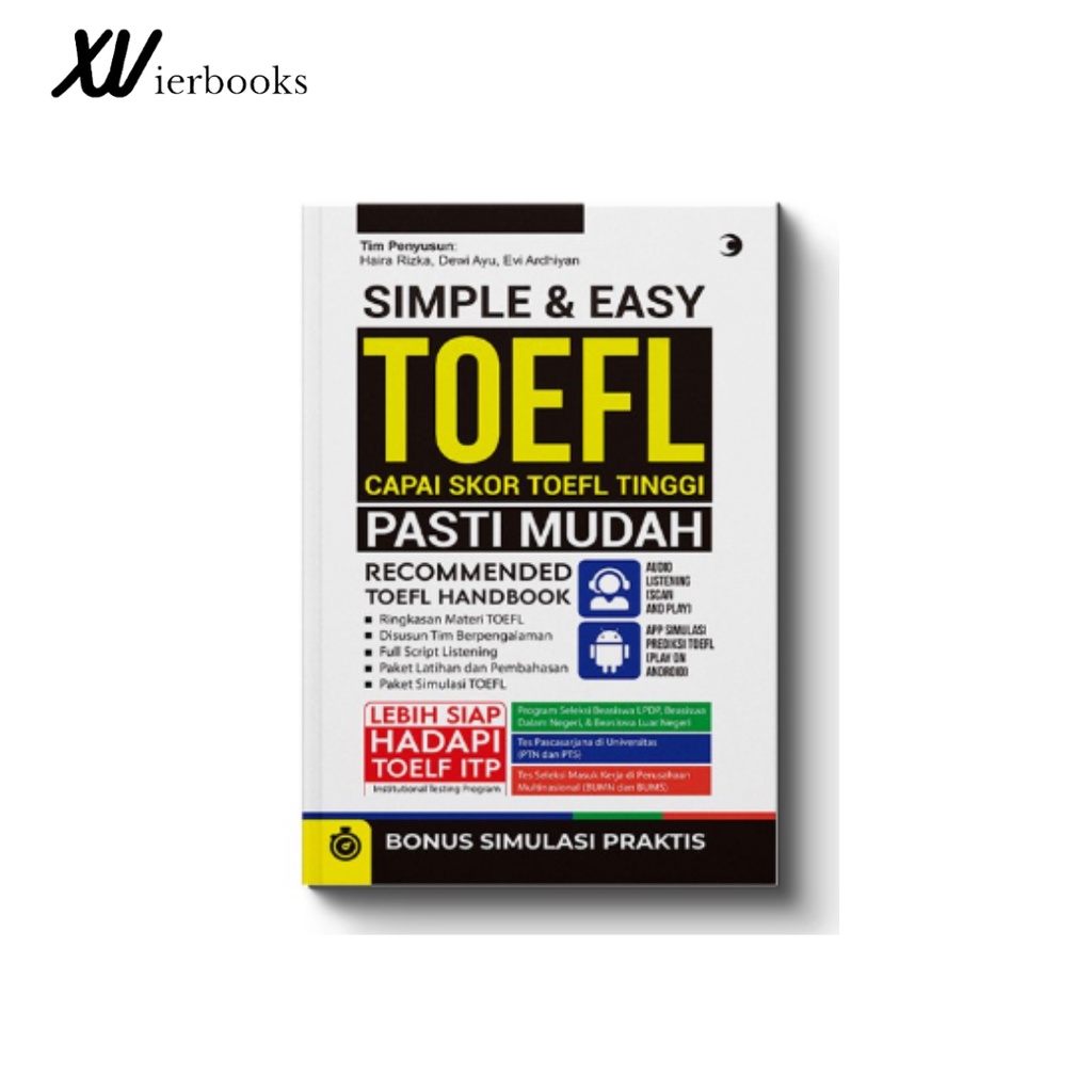 Jual BUKU TOEFL !! ED. REVISI SIMPLE & EASY TOEFL: CAPAI SKOR TOEFL TINGGI | Shopee Indonesia