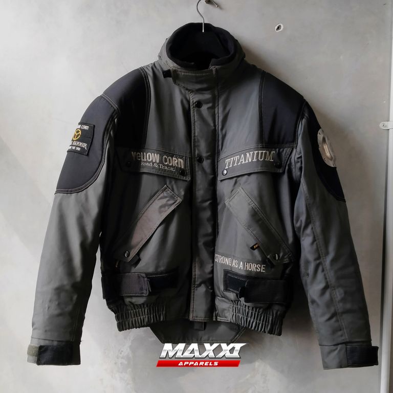 Jual Jaket motor yellow corn - Titanium BB (85kg - 95kg) | Shopee Indonesia