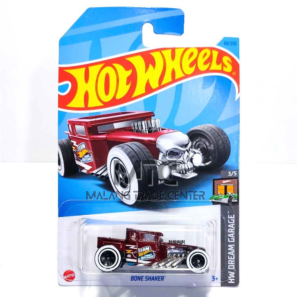 Jual Hot Wheels Bone Shaker Maroon H 2023 | Shopee Indonesia