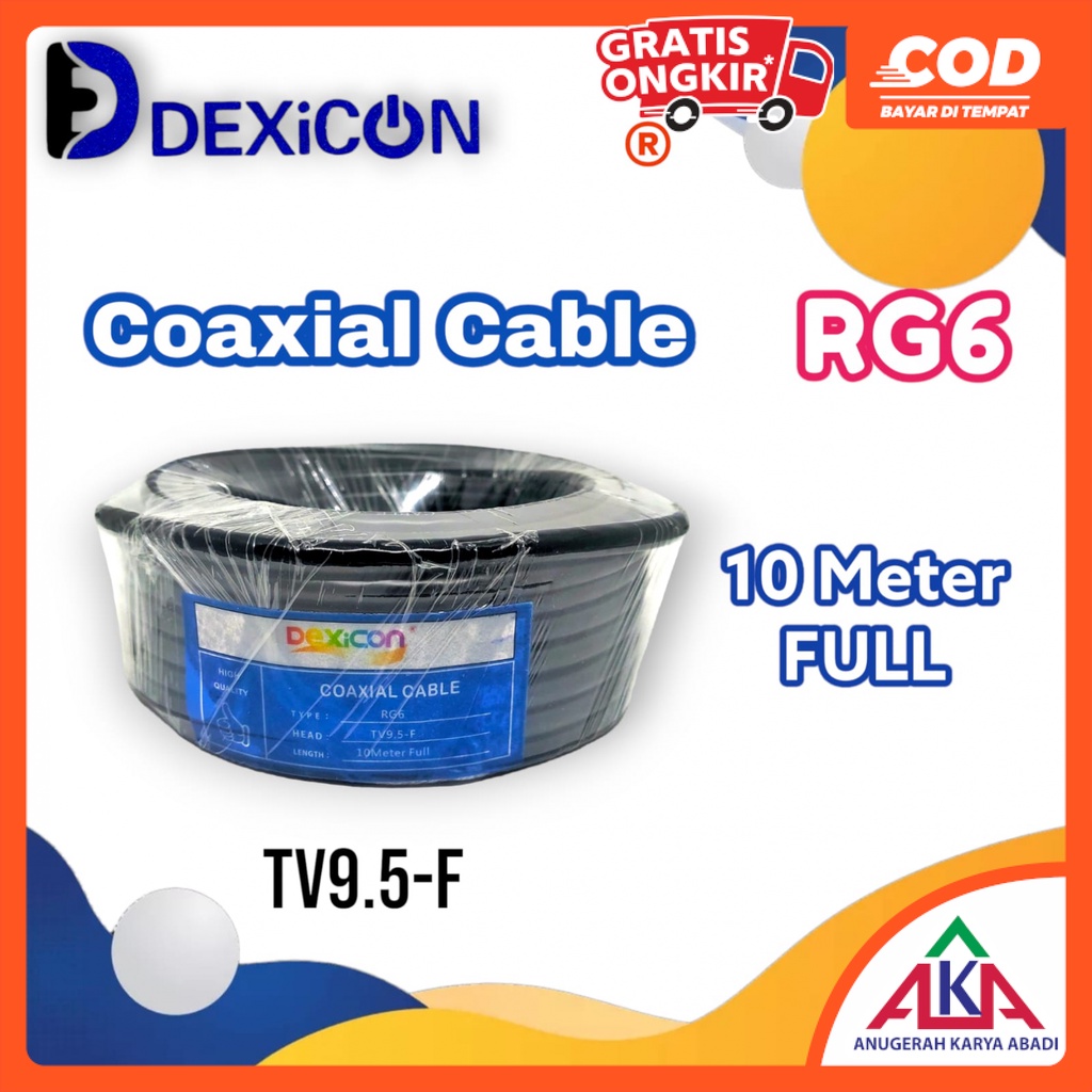 Jual Kabel Antena TV VISERO / BENTZ / DEXICON Antenna Cable 10 m ~ 20 m | Shopee Indonesia