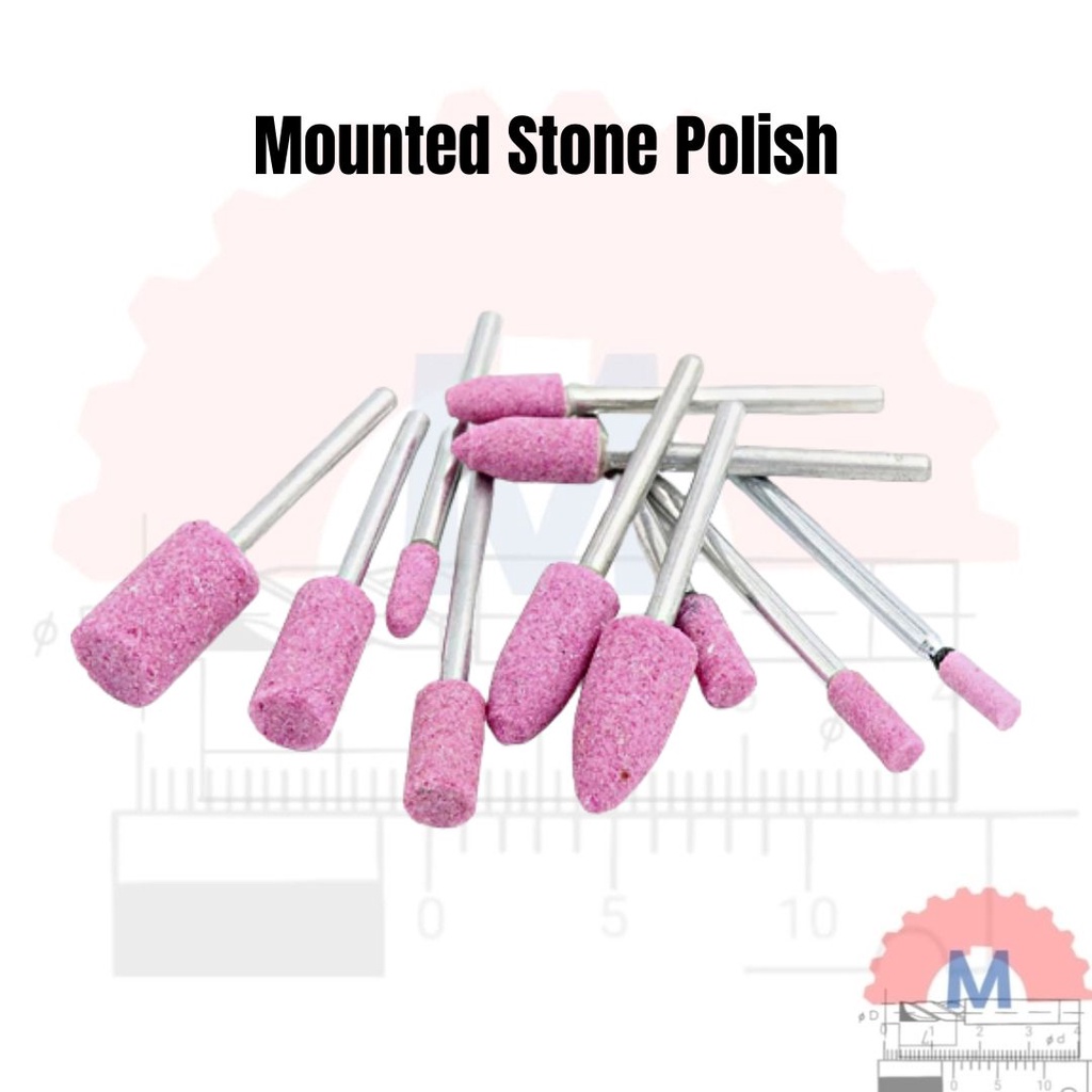 Jual mata batu gerinda mounted stone as 3mm mch | Shopee Indonesia