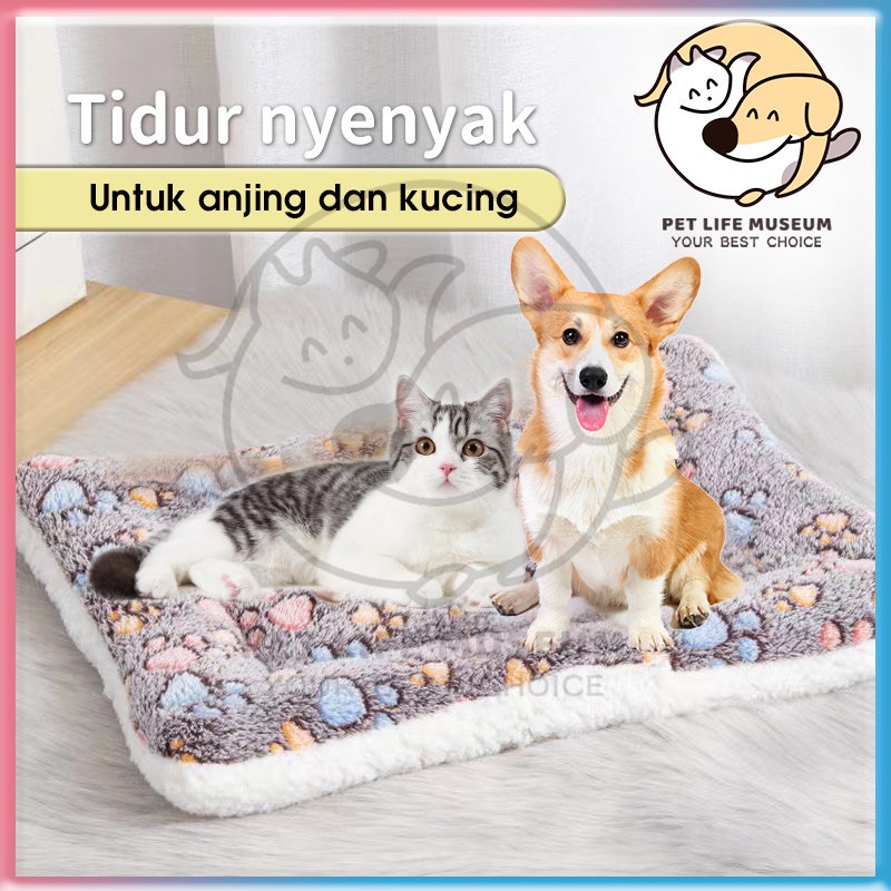 Jual Tempat Tidur Kucing Kasur Kucing Empuk Alas Bulu Rasfur Tebal ...