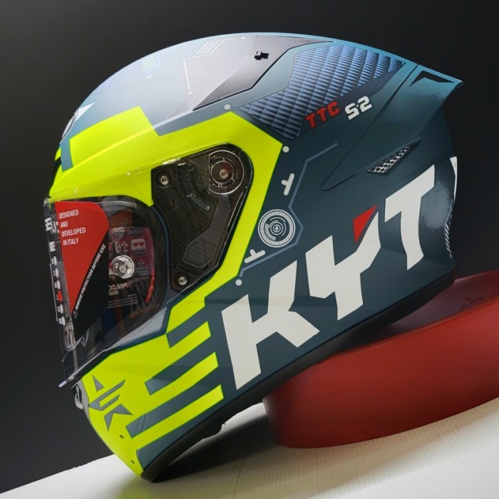 Jual Helm KYT TT Course Fuselage - Red Glossy, XL | Shopee Indonesia