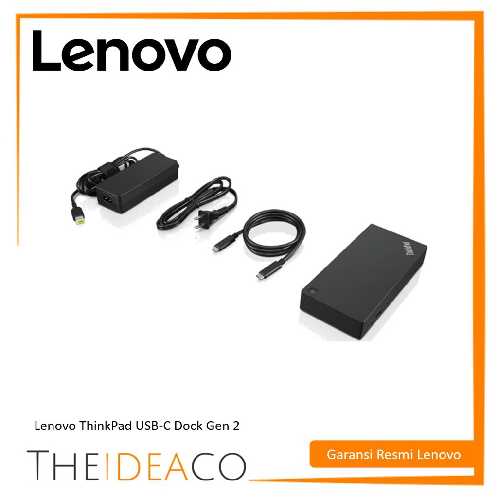 Jual Lenovo ThinkPad USB-C Dock Gen 2 40AS0090EU | Shopee Indonesia