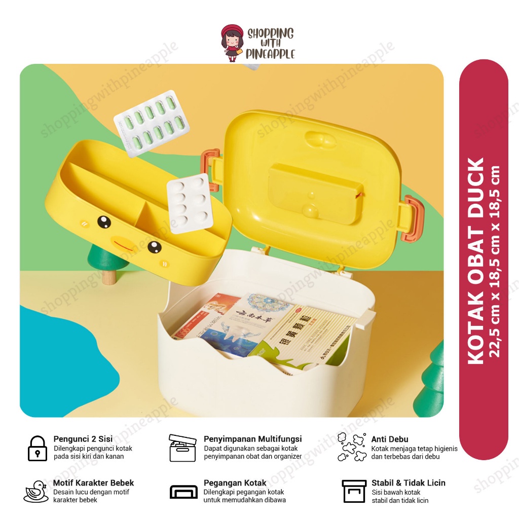 Jual SWP - Kotak Obat / Medicine Storage Box / Kotak Penyimpanan Obat ...