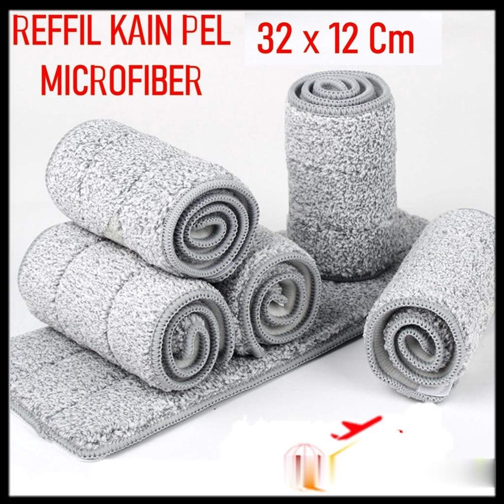 Jual kain pel refill microfiber mop original impor perlengkapan ...