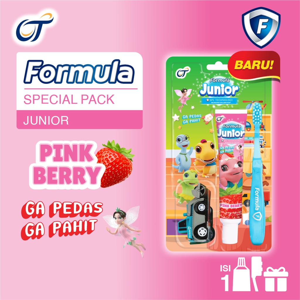 Jual FORMULA PASTA GIGI JUNIOR PINK BERRY 45G + SIKAT GIGI | Shopee ...