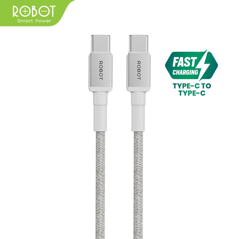 Jual ROBOT CABLE Kabel RSCC120 RSCC Data Type-C To Type-C KABEL DATA C TO C Original 1,2 Meter ...