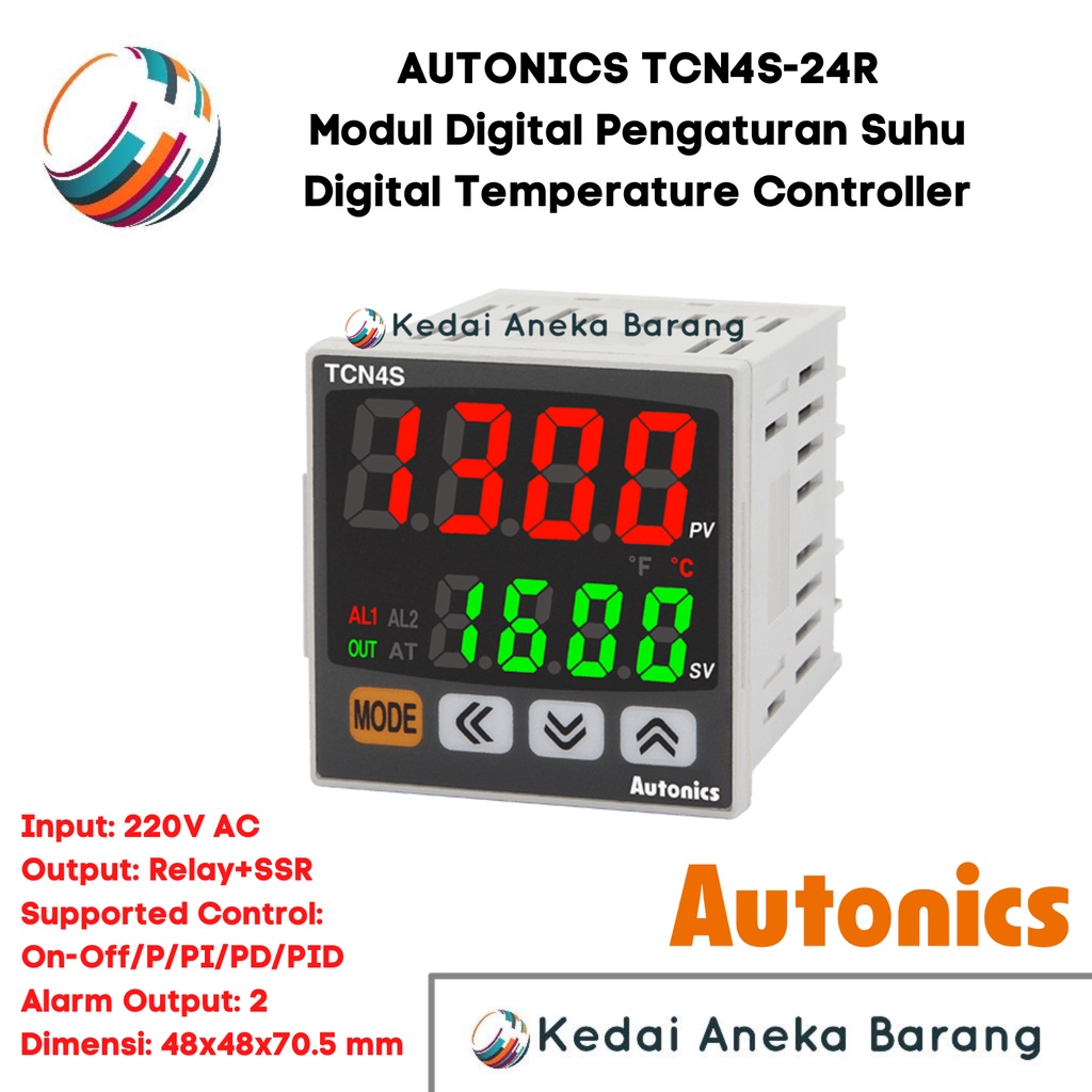 Jual Autonics TCN4S-24R TCN4S 24R Module Modul Digital Temperature ...