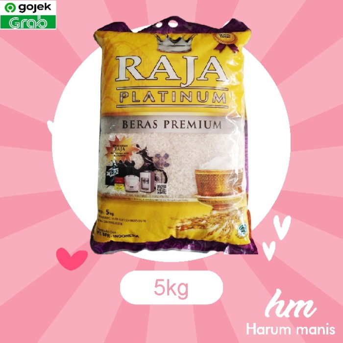 Jual Beras Raja Platinum Premium Kemasan 5kg | Shopee Indonesia