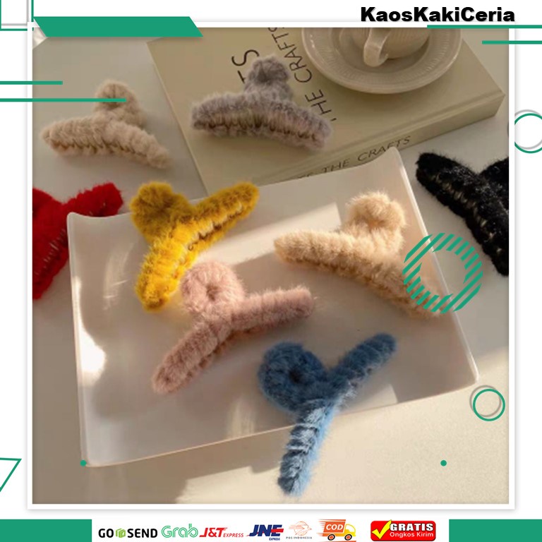 Jual JEPIT RAMBUT BULU / JEDAI RAMBUT BULU KOREA / JEPIT RAMBUT / JEPIT ...