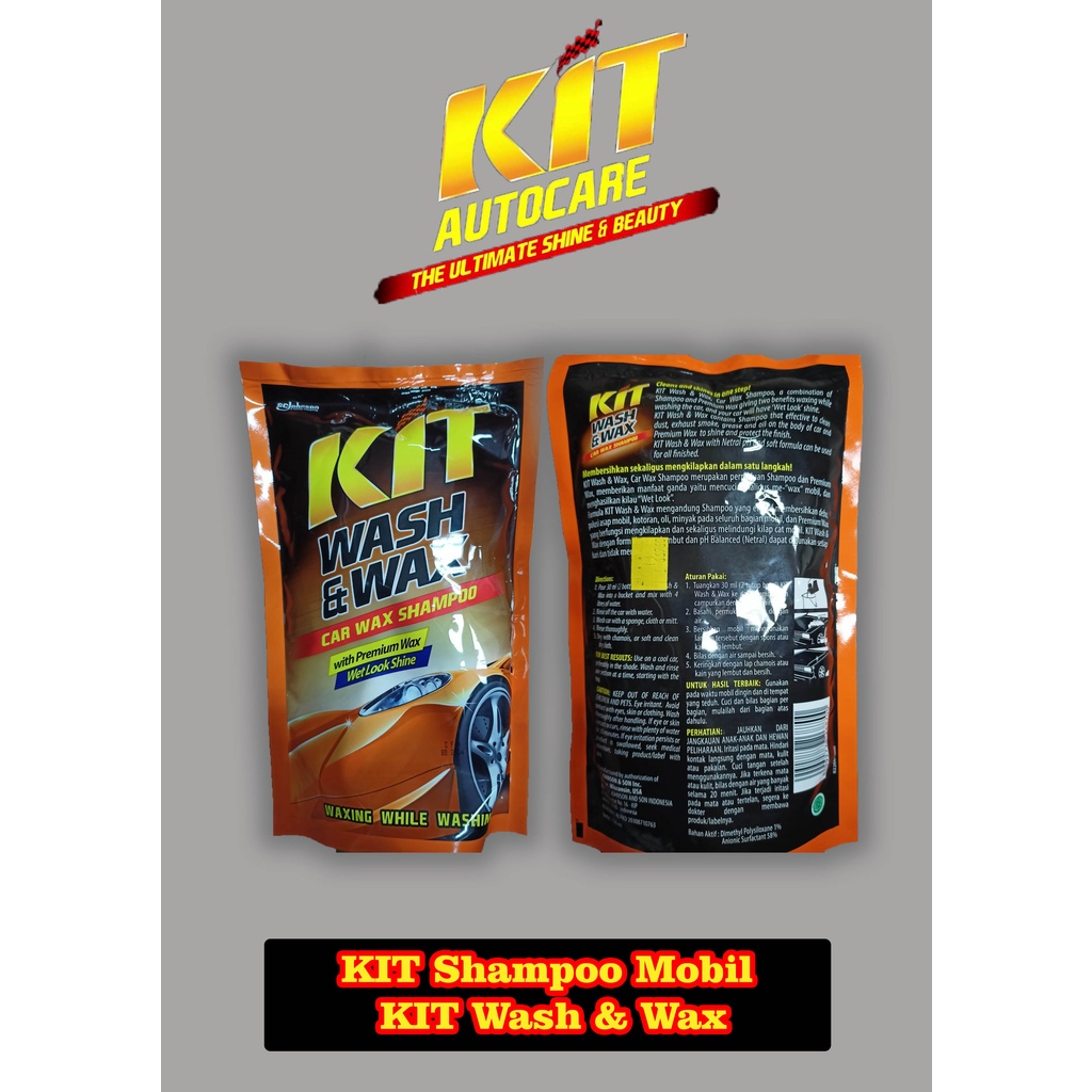 Jual KIT Shampoo Mobil KIT Wash & Wax 66960 | Shopee Indonesia