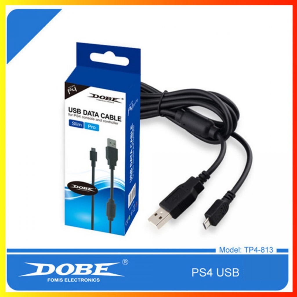Jual Dobe PS4 USB Controller Charging Cable PS4 Slim Fat Pro Kabel Data ...