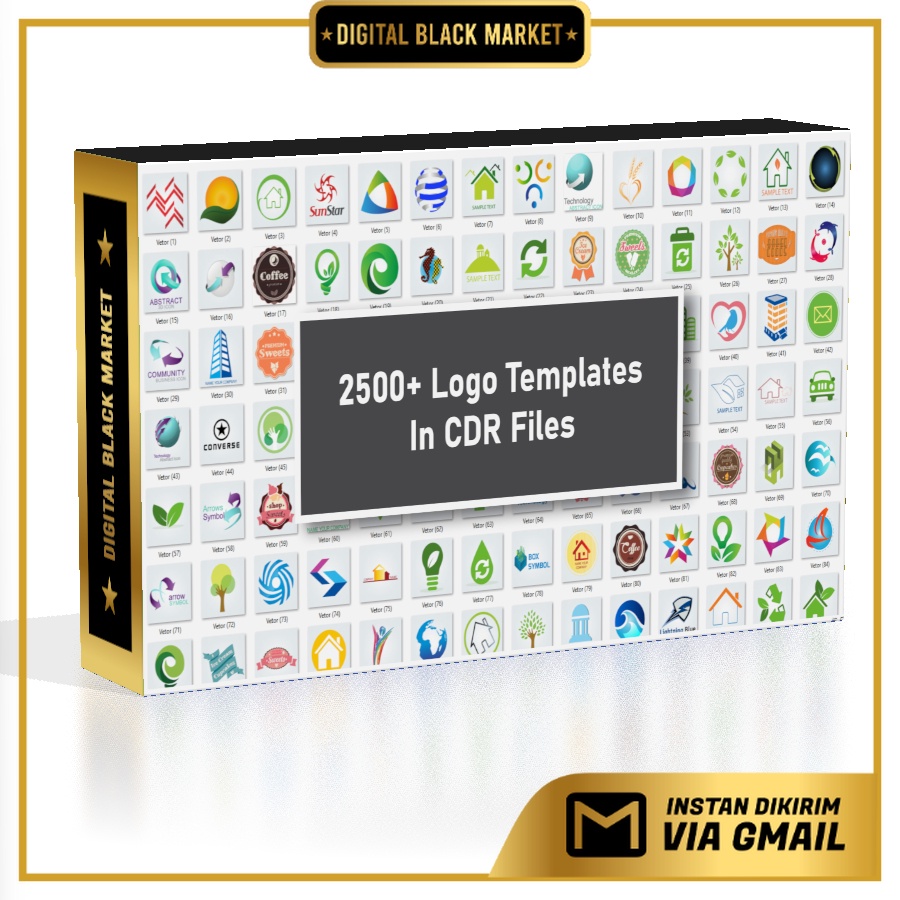 Jual ID99169 - 2500+ Logo Templates Download In CDR Files | Shopee ...