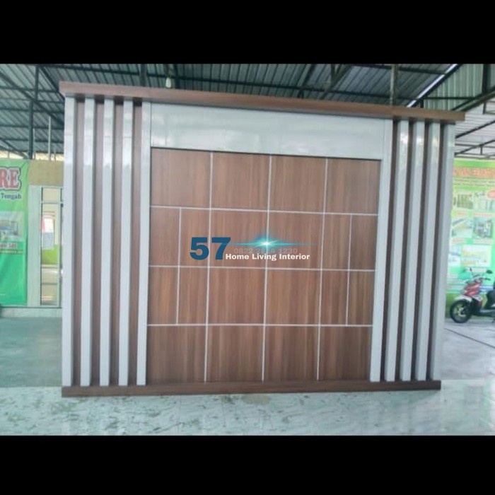 Jual Backdrop Dinding Ruang Tmu Minimalis Modren Bahan HPL Free Desain ...