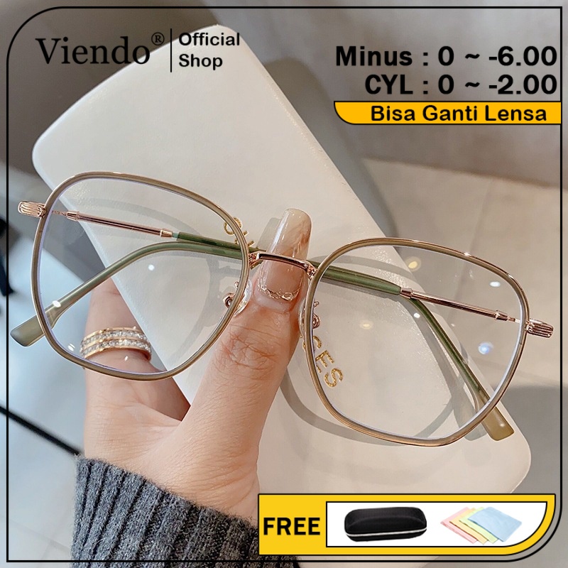 Jual Viendo Frame Kacamata Anti Radiasi Blueray Photocromic Minus ...