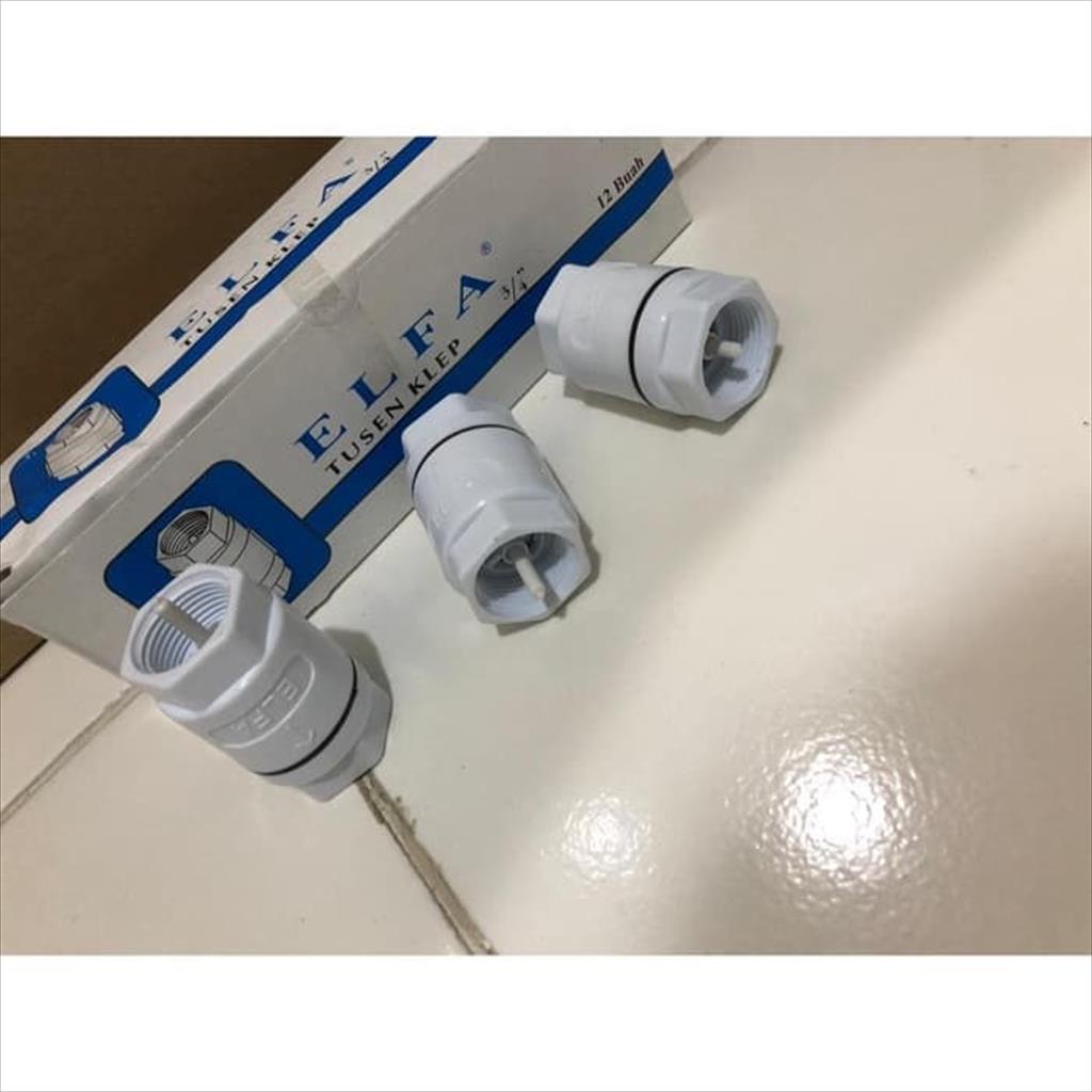Jual TOSEN TUSEN KLEP PVC ELFA FOOT KLEP 3/4 INCH TERMURAH BJ | Shopee ...