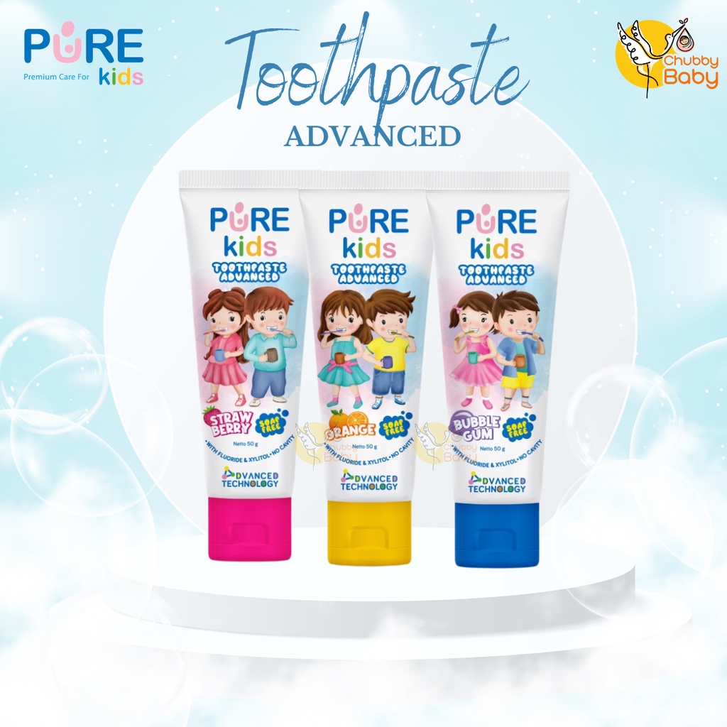 Jual Pure Kids Toothpaste Advanced 50gr | Pasta Gigi Anak | Shopee ...