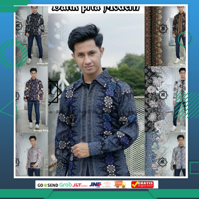 Jual BATIK KEREN DESAIN BARU STYLE JAWA /KEMEJA BATIK LENGAN PANJANG ...