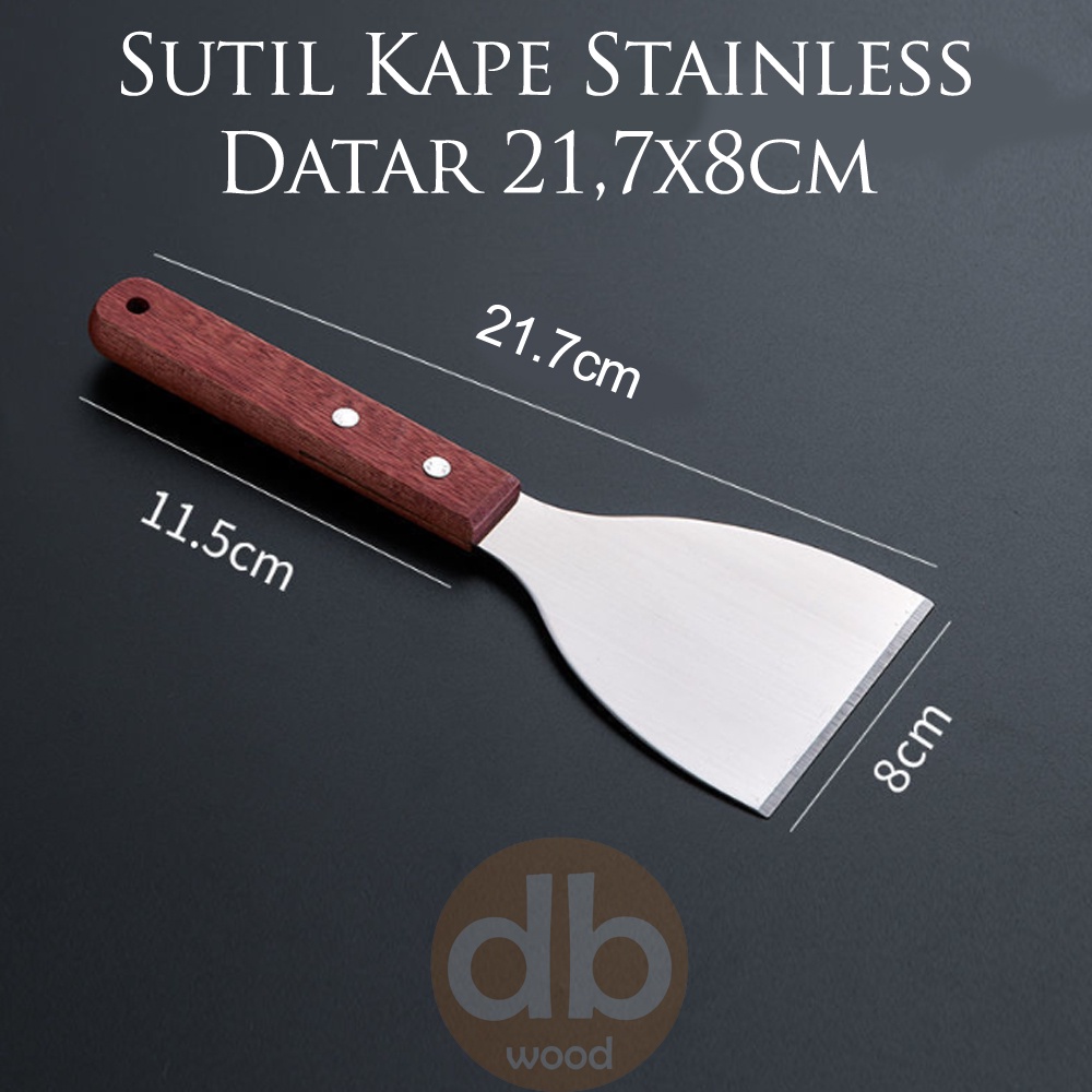 Jual Spatula Teppanyaki Stainless | Spatula Teppan | Kape Spatula ...