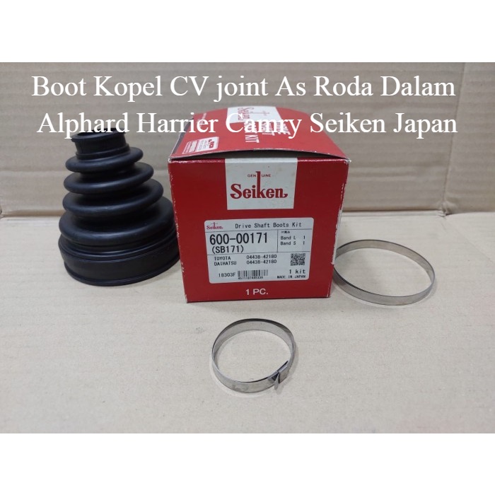 Jual Boot Kopel CV joint As Roda Dalam Alphard Harrier Camry Seiken ...
