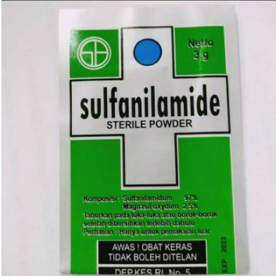 Jual Sulfanilamide Powder Obat Koreng (isi 10 sachet) | Shopee Indonesia