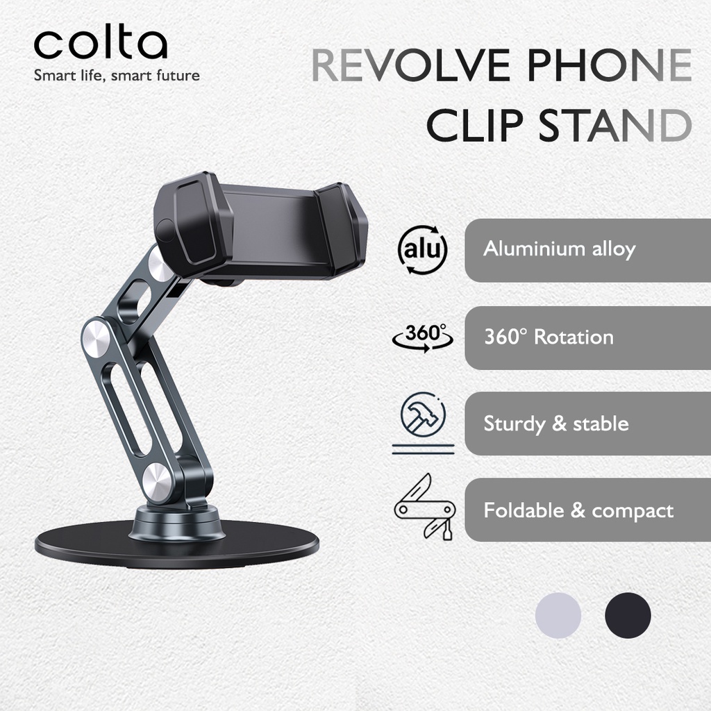 Jual Colta Revolve Phone Clip Stand Holder Aluminium Dudukan HP Bracket ...