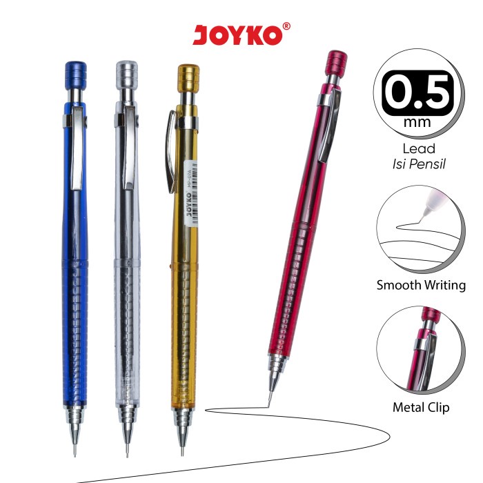 Jual Mechanical Pencil Pensil Mekanik Joyko MP-07A 0.5 mm | Shopee ...