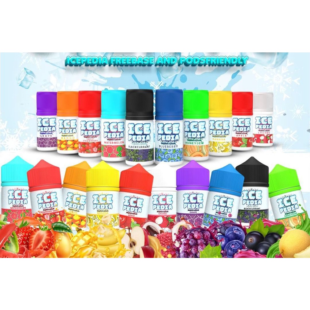 Jual ICE PEDIA BLUEBERRY 60ML 3MG ICEPEDIA BY MAJAPAHIT | Shopee Indonesia